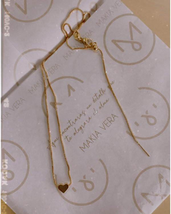 Collar Corazón Mini - Makia Vera